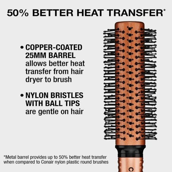 Conair | Hair | Conair Copper Pro Metal Nylon Round Brush Copper Nip ...